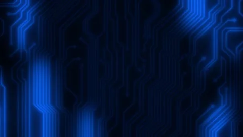 Digital Data moving on Circuit Board and... | Stock Video | Pond5