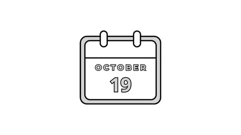 Digital Date Reveal Animation Featuring ... | Stock Video | Pond5