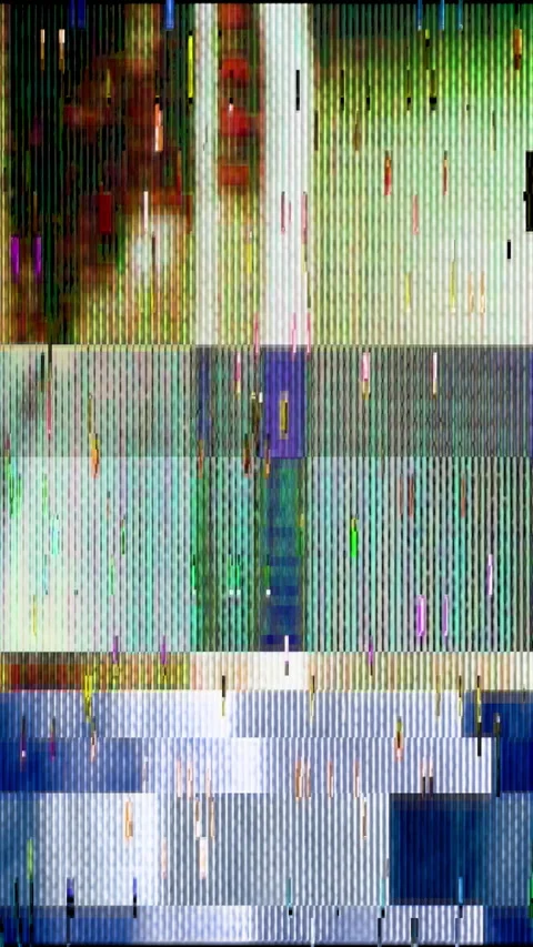 Digital Decay Distorts Visual Plane | Stock Video | Pond5