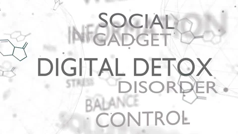 Digital detox concept animation. Addicti... | Stock Video | Pond5
