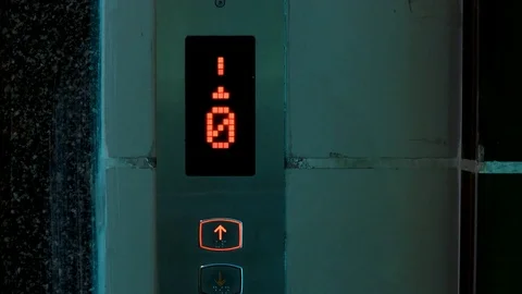 Digital Elevator Display Stock Footage ~ Royalty Free Stock Videos | Pond5