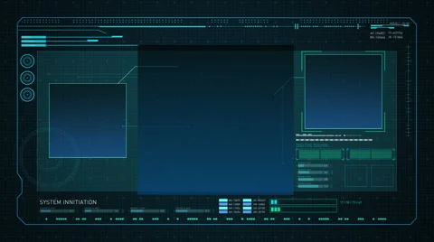 Digital display interface. technology gr... | Stock Video | Pond5