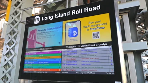 Rail Station Display Stock Videos – Royalty-Free HD & 4K Videos | Pond5