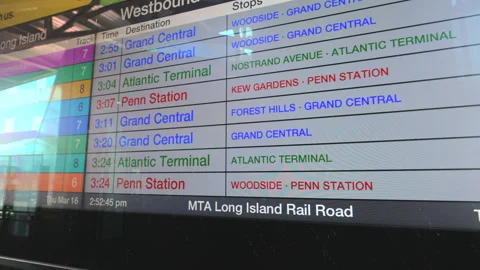 Rail Station Display Stock Videos – Royalty-Free HD & 4K Videos | Pond5