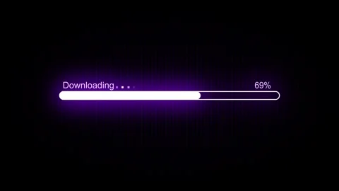 Digital Download Progress Bar Animated, ... | Stock Video | Pond5