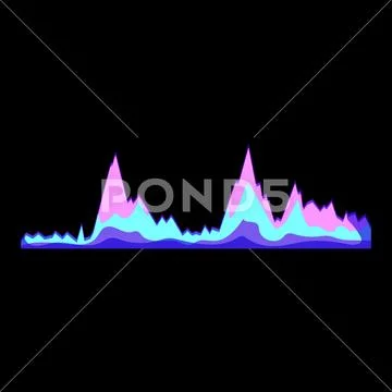Digital equalizer music cartoon vector illustration: Royalty Free ...