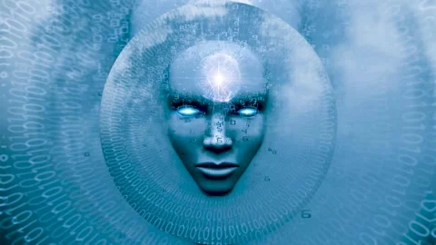 Digital face animation | Stock Video | Pond5