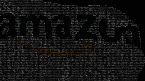 Digital flag with Amazon logo on the scr... | Stock Video | Pond5