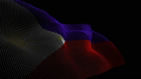 Digital Flag of Philippines overlay | Stock Video | Pond5