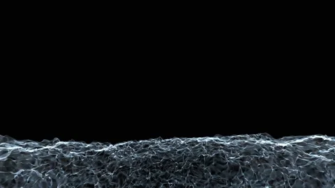Digital fluid flows down with copy space... | Stock Video | Pond5