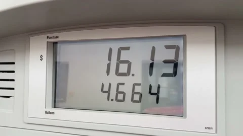 digital gas pump display | Stock Video | Pond5
