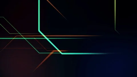 digital Geometry lines with dashes and g... | Stock Video | Pond5