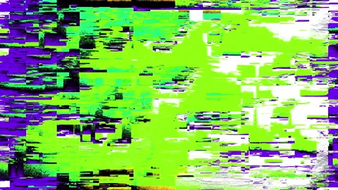 Digital Glitch As Overlay Effect. Tv No ... | Stock Video | Pond5