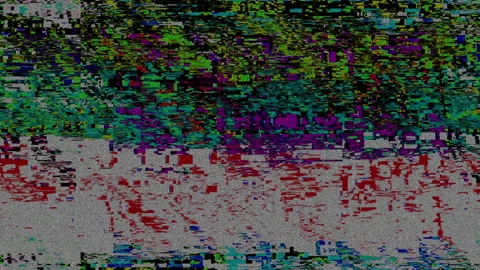 Digital Glitch As Overlay Effect. Tv No ... | Stock Video | Pond5