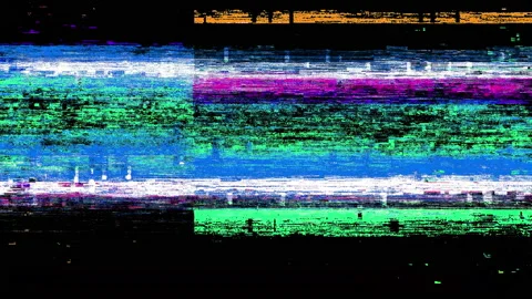 Digital Glitch As Overlay Effect. Tv No ... | Stock Video | Pond5