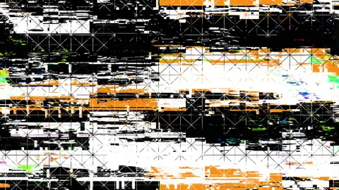Digital Glitch As Overlay Effect. Tv No ... | Stock Video | Pond5