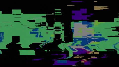 Digital Glitch As Overlay Effect. Tv No ... | Stock Video | Pond5