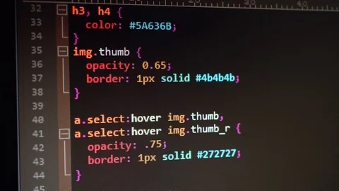 Html Code Stock Footage ~ Royalty Free Stock Videos | Pond5
