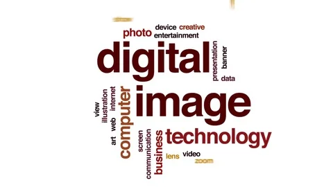 Digital image animated word cloud, text ... | Stock Video | Pond5