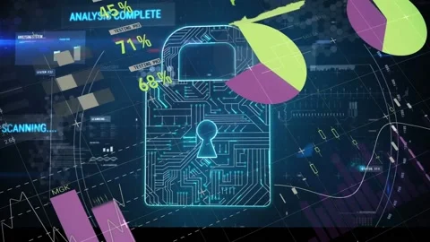 Lock Infographic Stock Video Footage | Royalty Free Lock Infographic ...