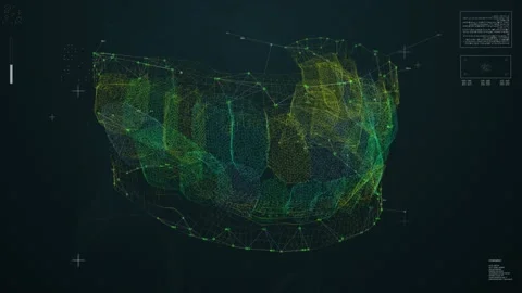 Digital Jaw Display. Advanced Dental Vis... | Stock Video | Pond5