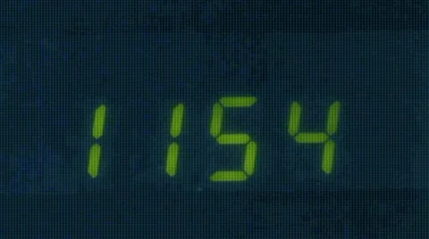Digital led counter from eleven | Stock Video | Pond5