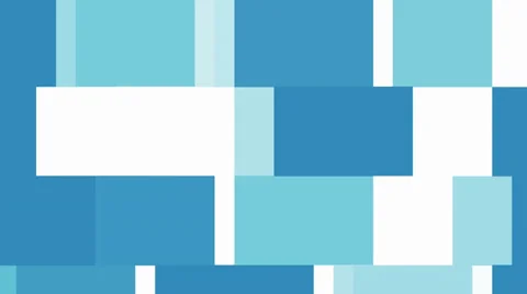 Digital Light Blue Squares Moving Around... | Stock Video | Pond5