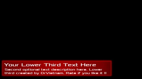 Digital Lower Third ~ After Effects Project #33445592