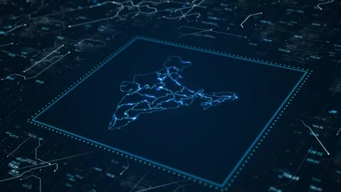India Map Tech Stock Video Footage | Royalty Free India Map Tech Videos ...