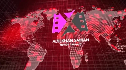 Digital Map Logo Reveal ~ After Effects Template #116316171