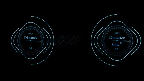 Digital meter box icon. Distance time me... | Stock Video | Pond5