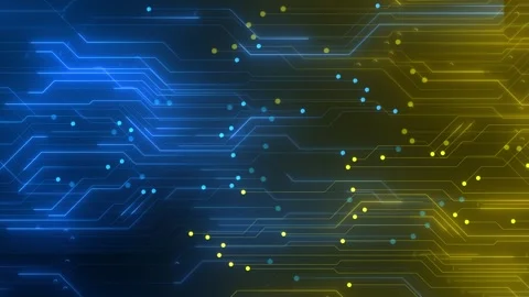 Digital motherboard Advanced Futuristic ... | Stock Video | Pond5