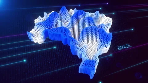 Digital Motion 3D Perspective Dynamic Ri... | Stock Video | Pond5