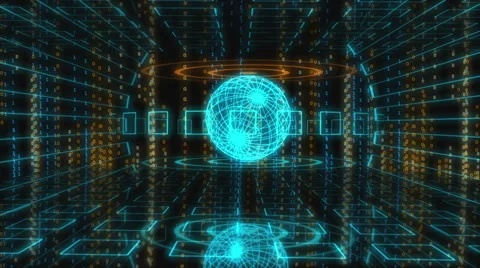 digital motion background with animated ... | Stock Video | Pond5