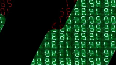 Digital Motion Numbers Vj Loop Backgroun... | Stock Video | Pond5