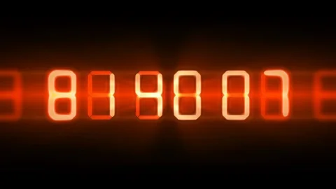 Digital Numbers Stock Video Footage | Royalty Free Digital Numbers ...