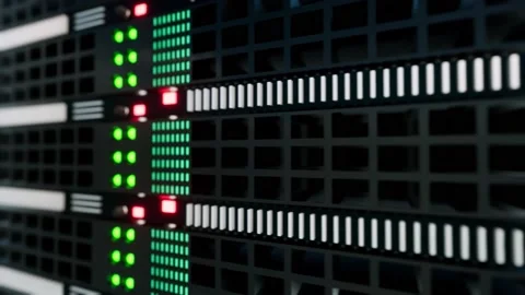 Digital panel data center scan technolog... | Stock Video | Pond5