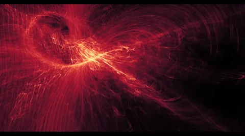 Digital Particle Animation of Light Effe... | Stock Video | Pond5