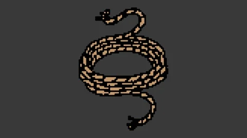 digital pixel art animation black screen... | Stock Video | Pond5
