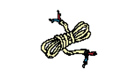 digital pixel art animation white screen... | Stock Video | Pond5