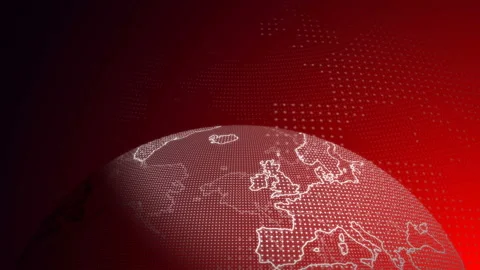 Digital planet Earth loopable animation | Stock Video | Pond5