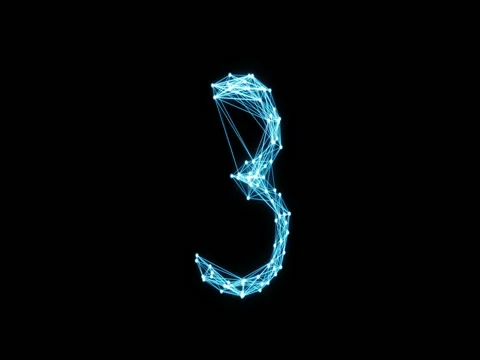 Digital Plexus Dots Countdown - Abstract... | Stock Video | Pond5