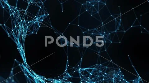 Digital plexus tunnel funnel background: Graphic #77535177