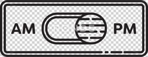 Digital png illustration of am pm switch on transparent background ...