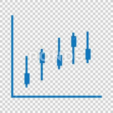 Digital png illustration of blue bar graph on transparent background ...
