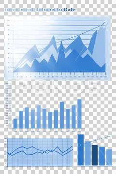Digital png illustration of blue charts on transparent background ...