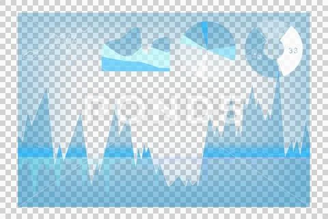 Digital png illustration of blue statistics charts on transparent ...