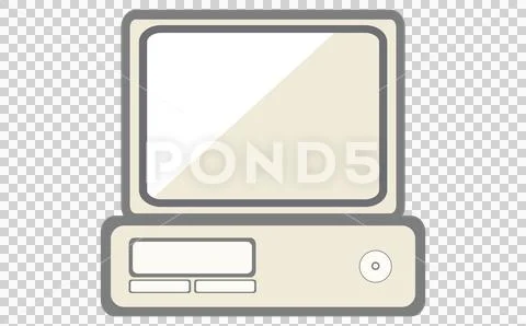 Digital png illustration of desktop computer on transparent background ...