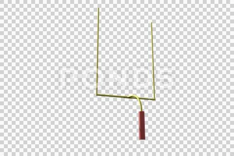 Digital png illustration of football goal post on transparent ...