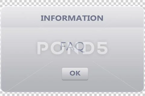 Digital png illustration of pop up with faq text on transparent ...
